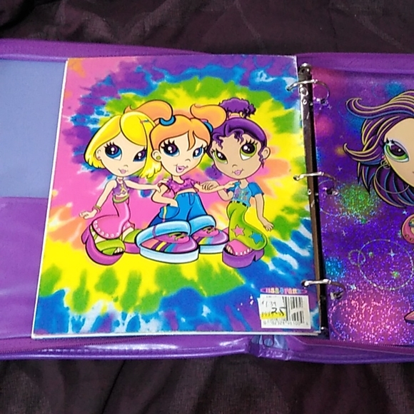 Lisa Frank | Office | Vintage Lisa Frank Angel 3 Ring Binder With 3 ...